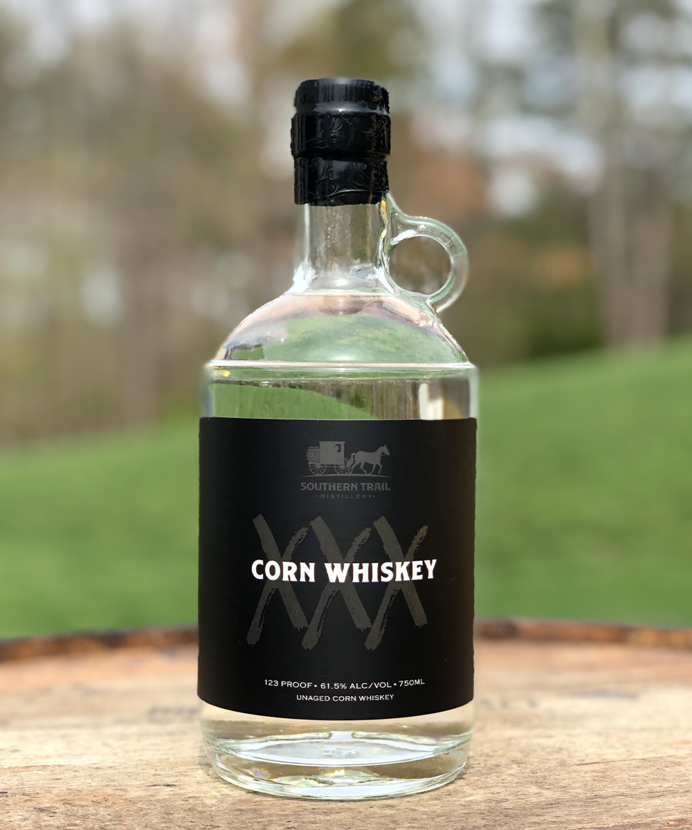 Southern Trail Distillery Moonshine Rum and Vodka Products