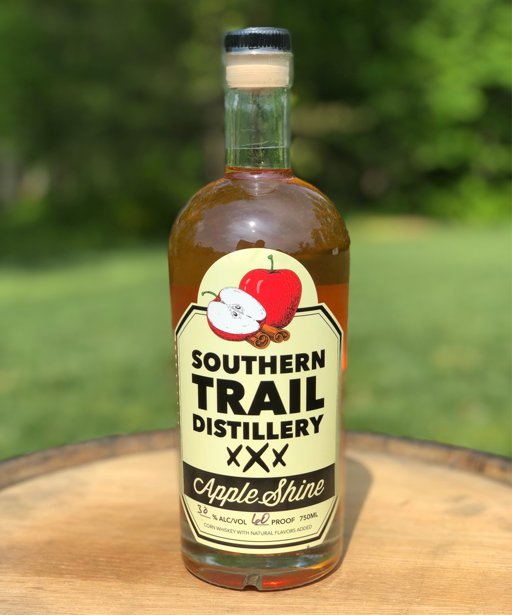 Southern Trail Distillery Moonshine Rum and Vodka Products