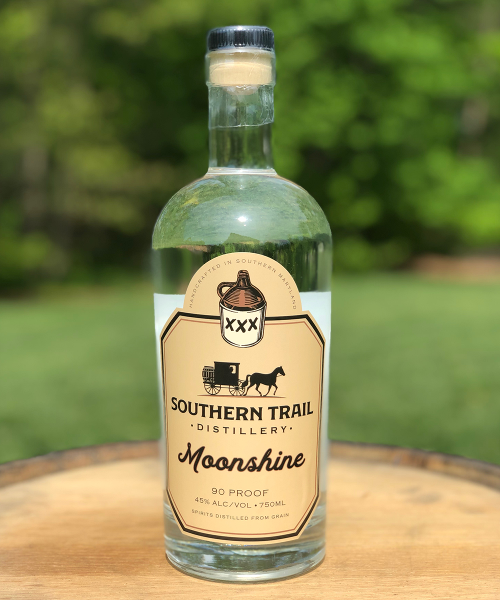 Southern Trail Distillery Moonshine Rum and Vodka Products